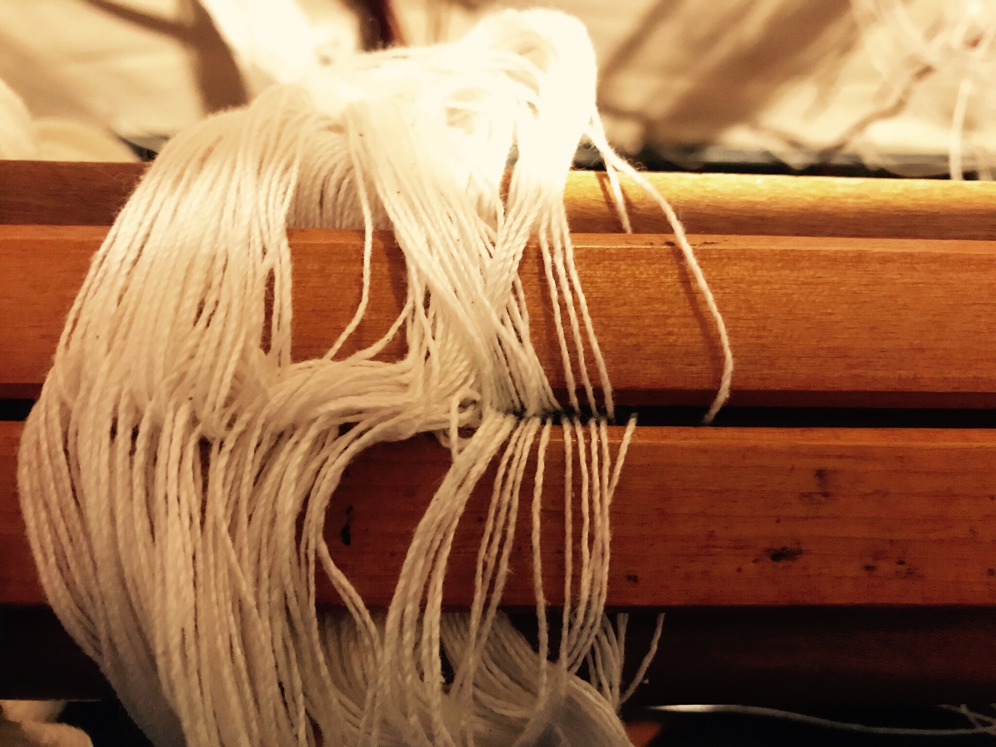 Tying a New Warp to an Old Warp in 7 Steps – Midwest Weaving