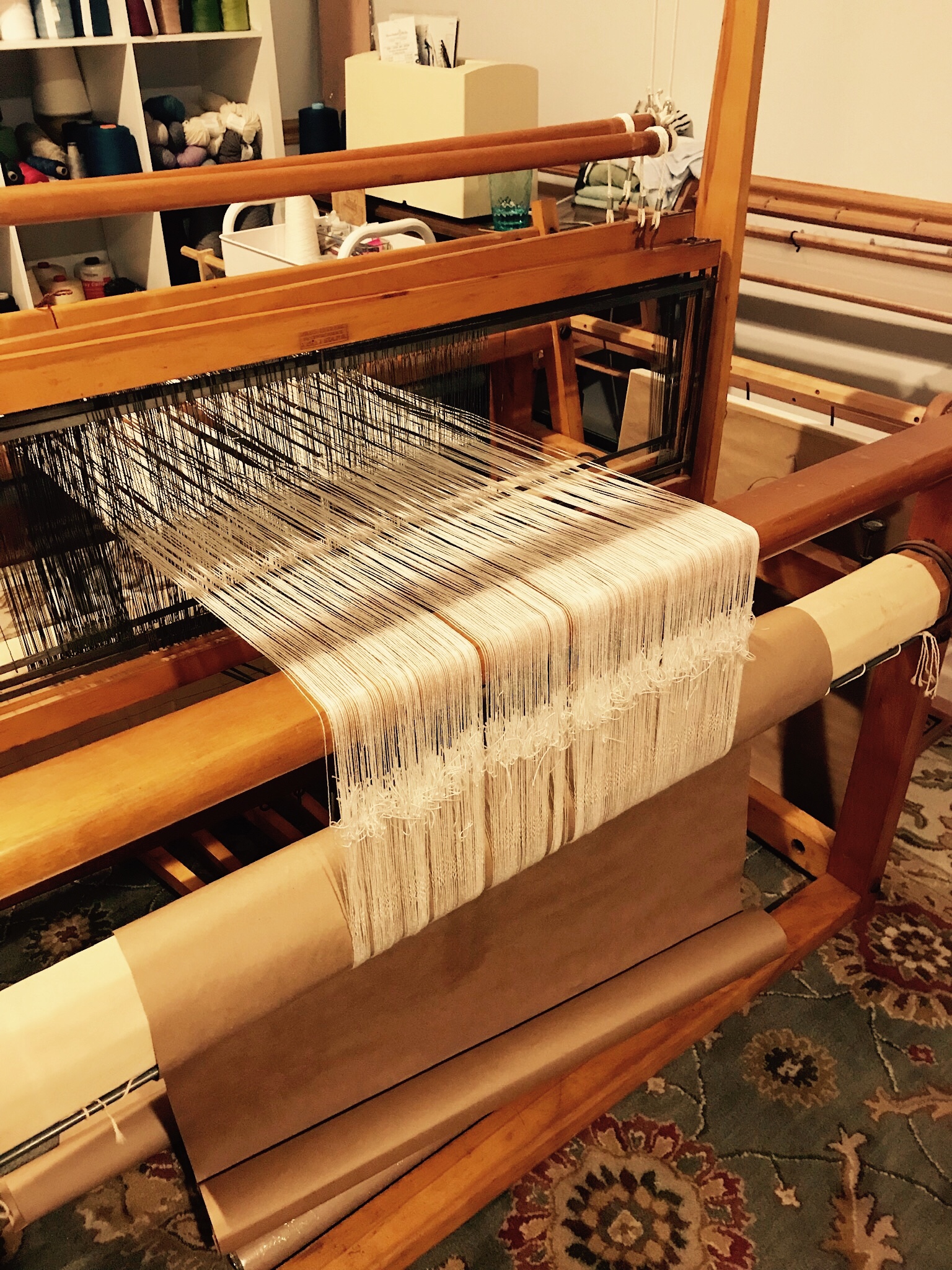 Tying a New Warp to an Old Warp in 7 Steps – Midwest Weaving