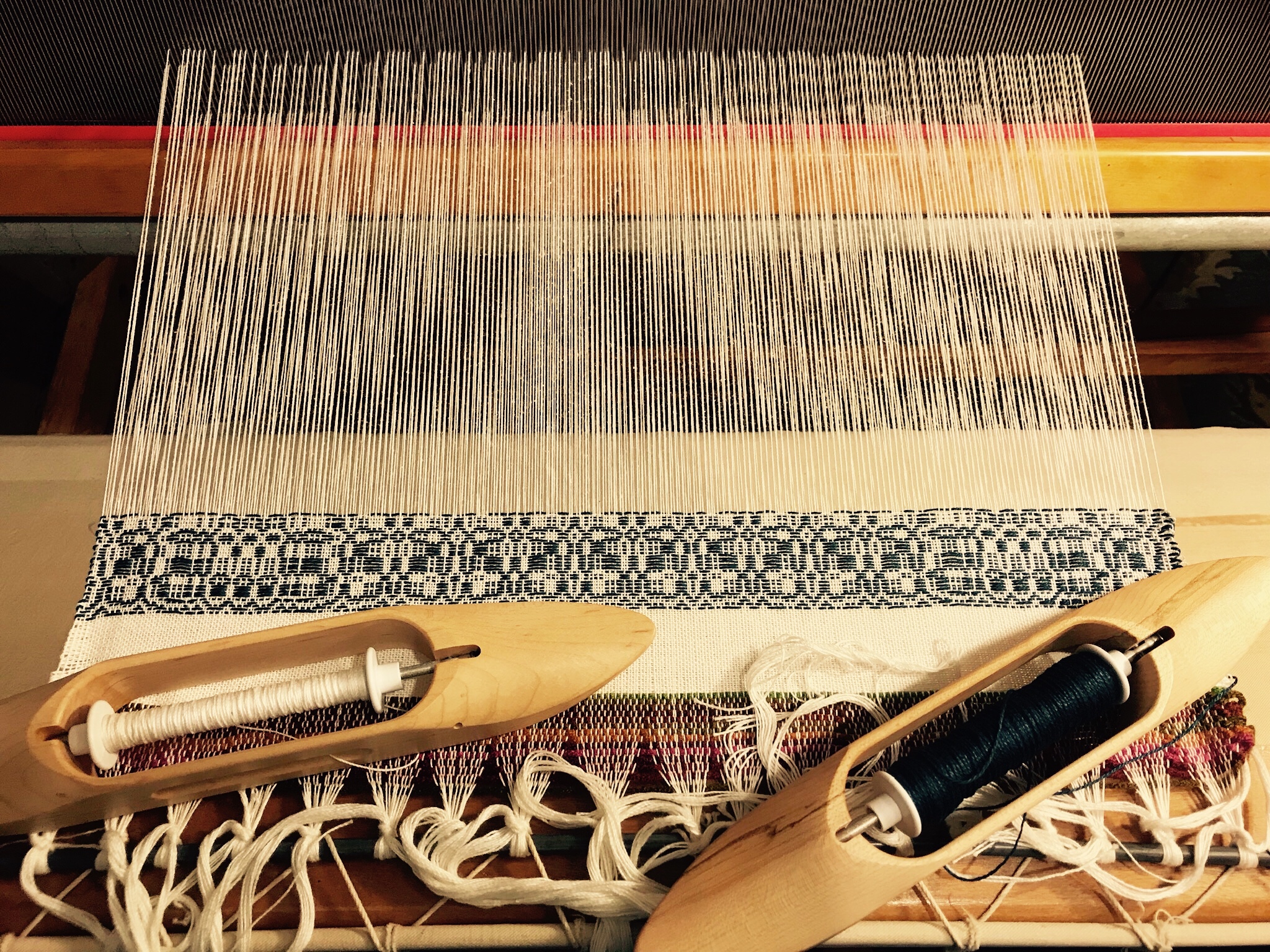 Tying a New Warp to an Old Warp in 7 Steps – Midwest Weaving