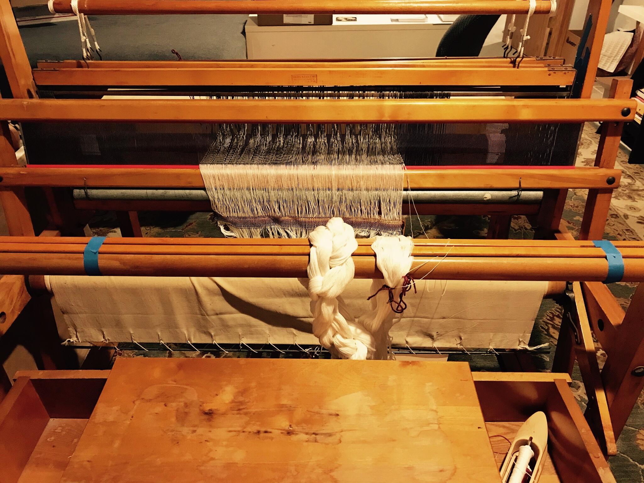 Tying a New Warp to an Old Warp in 7 Steps – Midwest Weaving